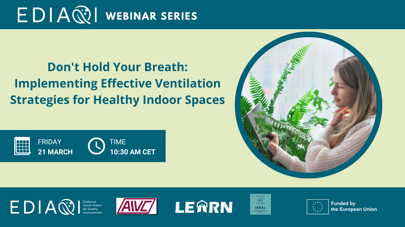 Webinar on ventilation and filtration for indoor air | LEARN project